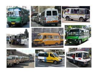 Informal Public Transport - Good or Bad? - Introduction slides ...