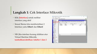 P3 konfigurasi dasar mikrotik | PPTX