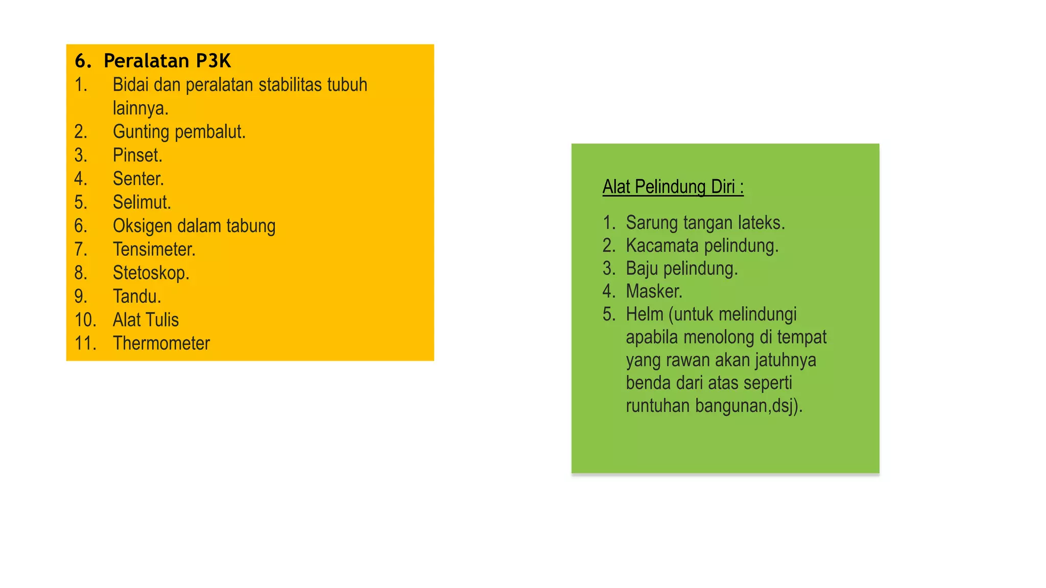 P3 k (pertolongan pertama pada kecelakaan) ke 1 | PPTX