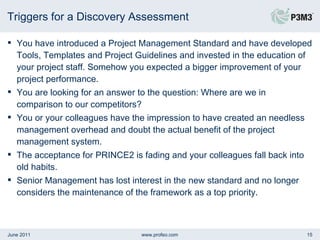 P3M3 - Discovery Assessment | PPT