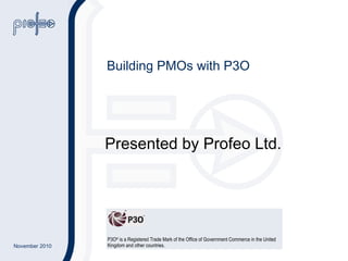 P3O - a standard for PMO modelling | PPT