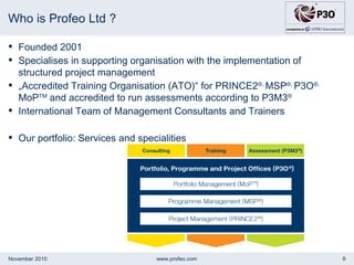 P3O - a standard for PMO modelling | PPT