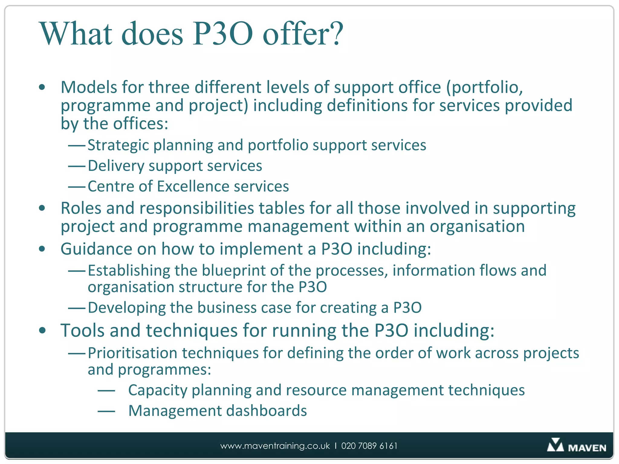 P3O Quick Guide | PPSX