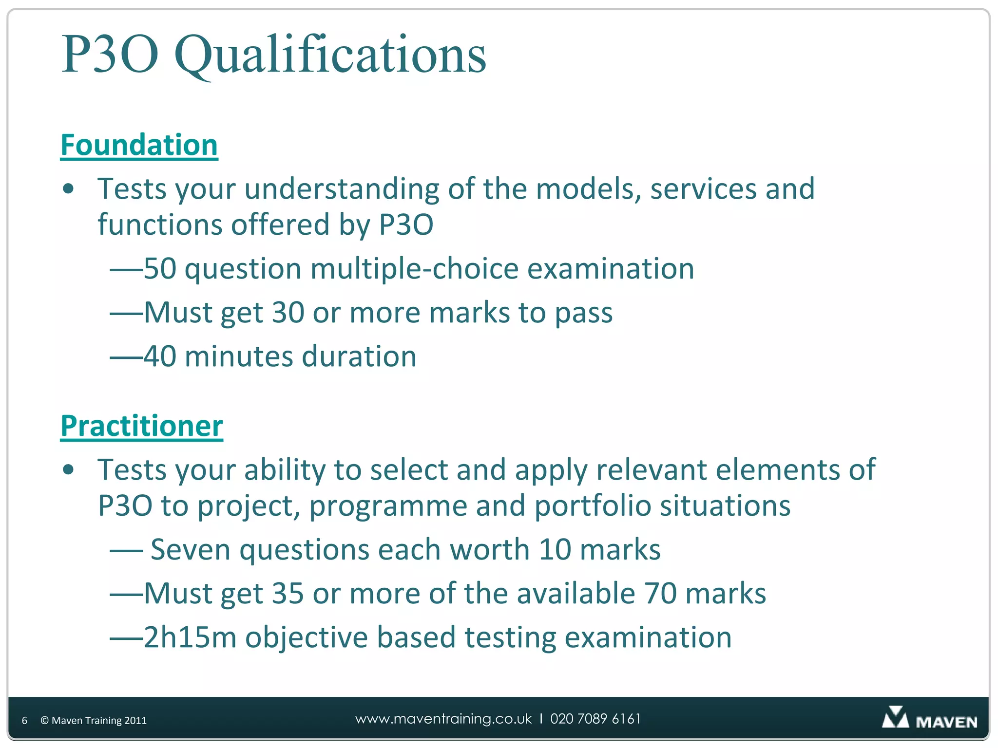 P3O Quick Guide | PPSX