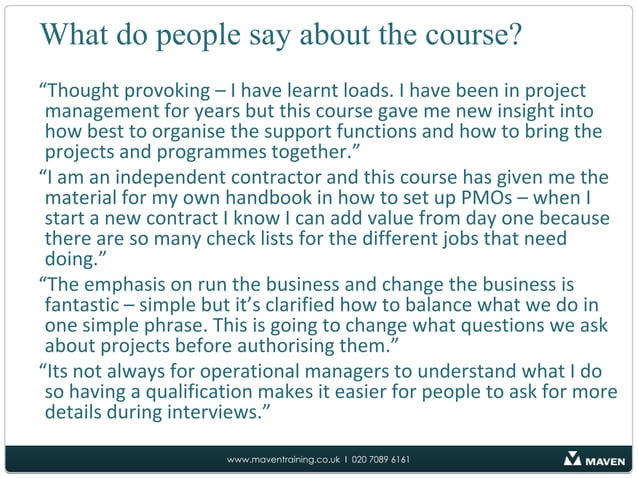 P3O Quick Guide | PPSX