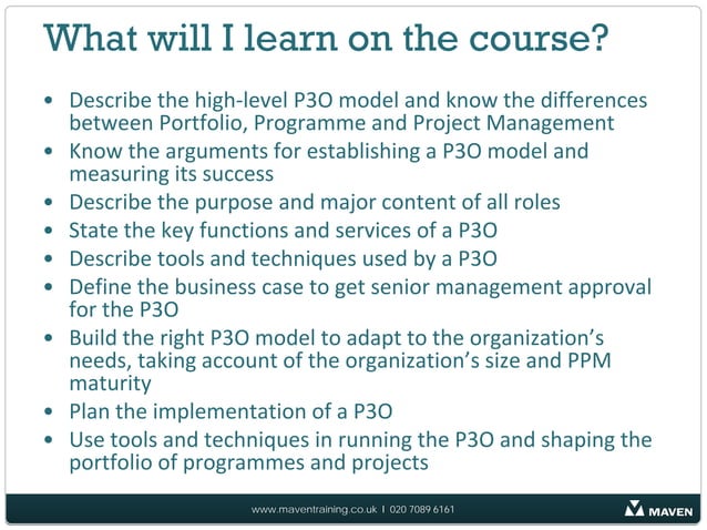 P3O quick guide | PPT