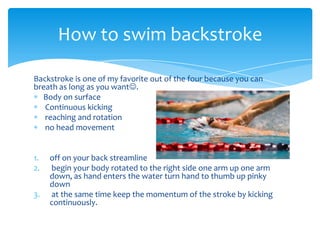 Swimming | PPTX | Swimming | Sports