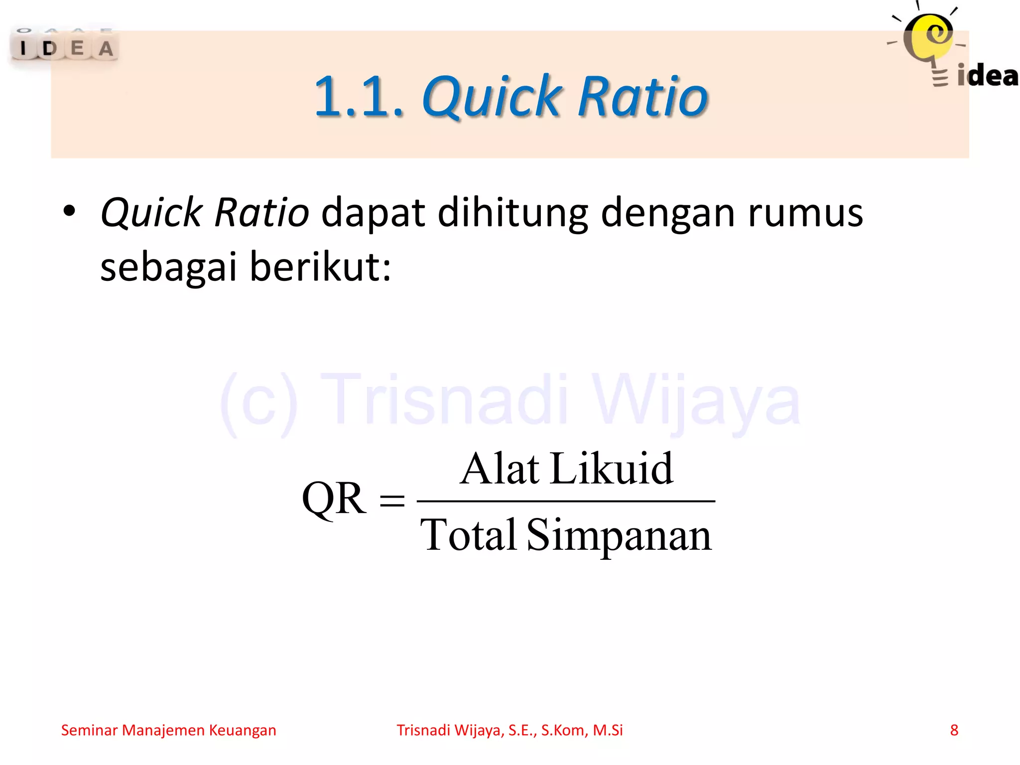 Analisis Rasio Keuangan Bank | PDF