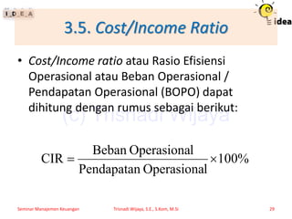 Analisis Rasio Keuangan Bank | PPT
