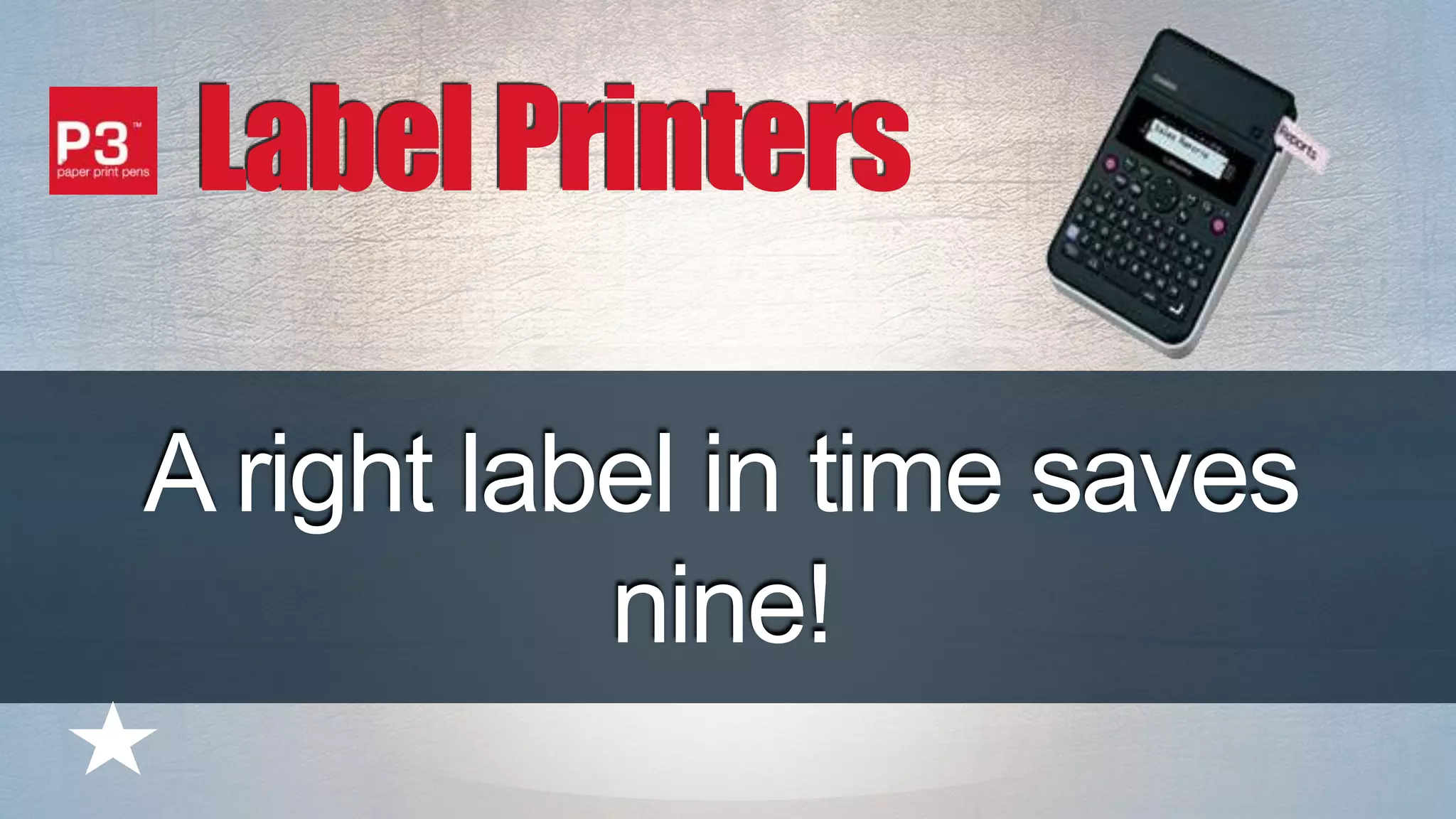 P3 Store’s Office Stationery Checklist for You | PPT