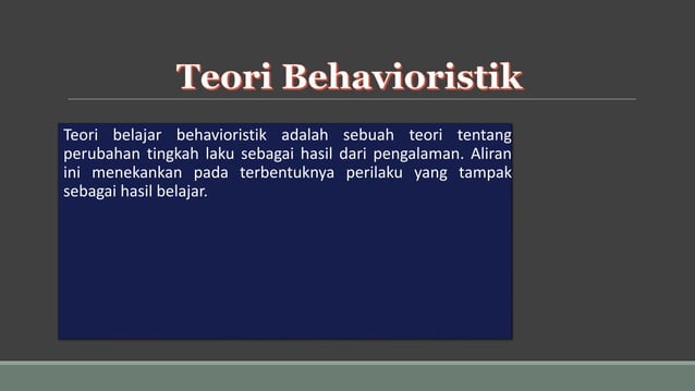 P3_TEORI BELAJAR BEHAVIORISTIK.pptx