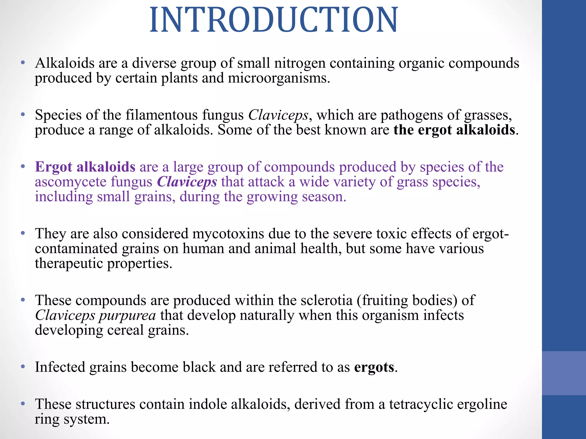 Ergot alkaloids.pptx