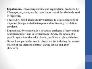 Ergot alkaloids.pptx