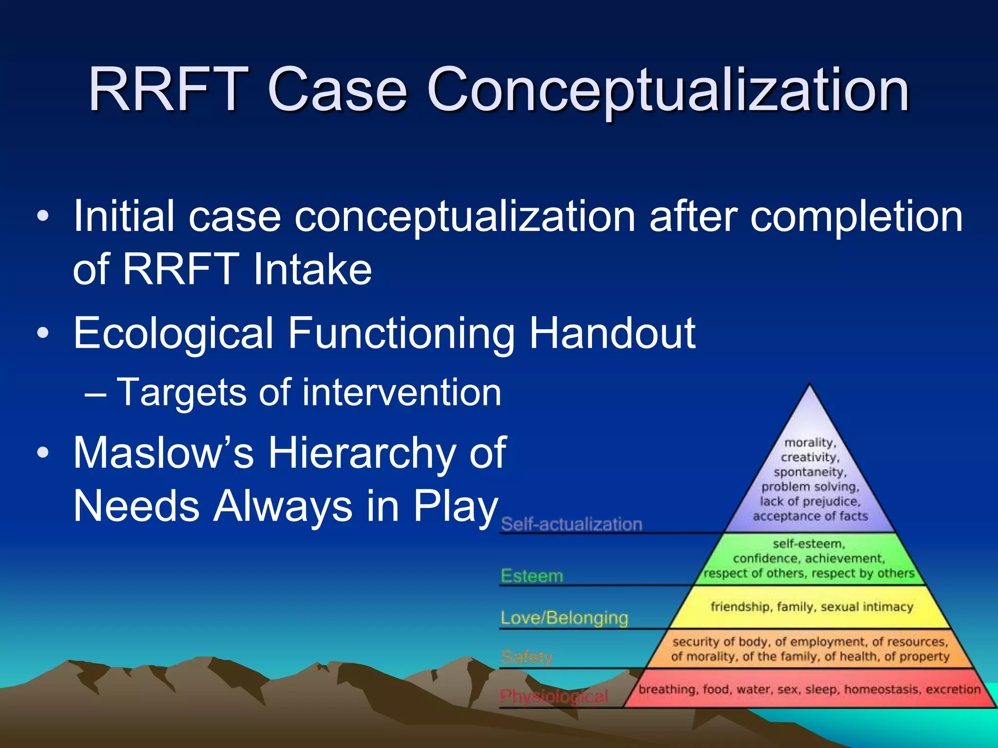 Risk Reduction Through Family Therapy (RRFT) | PPTX