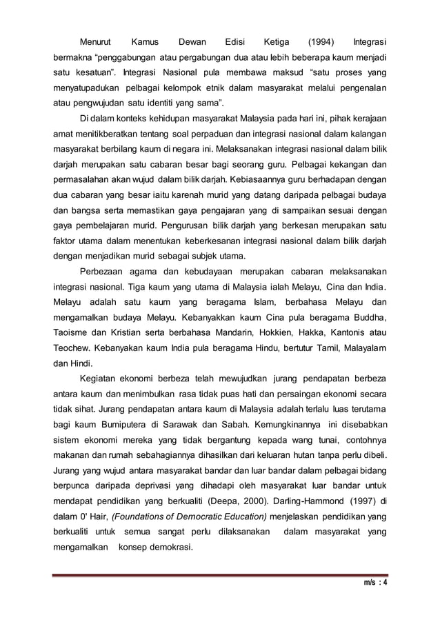 Tugasan edu 3093 cabaran guru | PDF