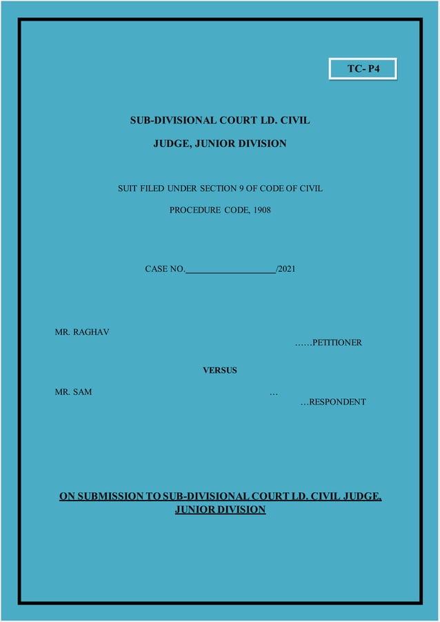 Moot memorial | DOCX