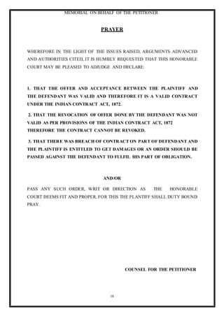 Moot memorial | DOCX