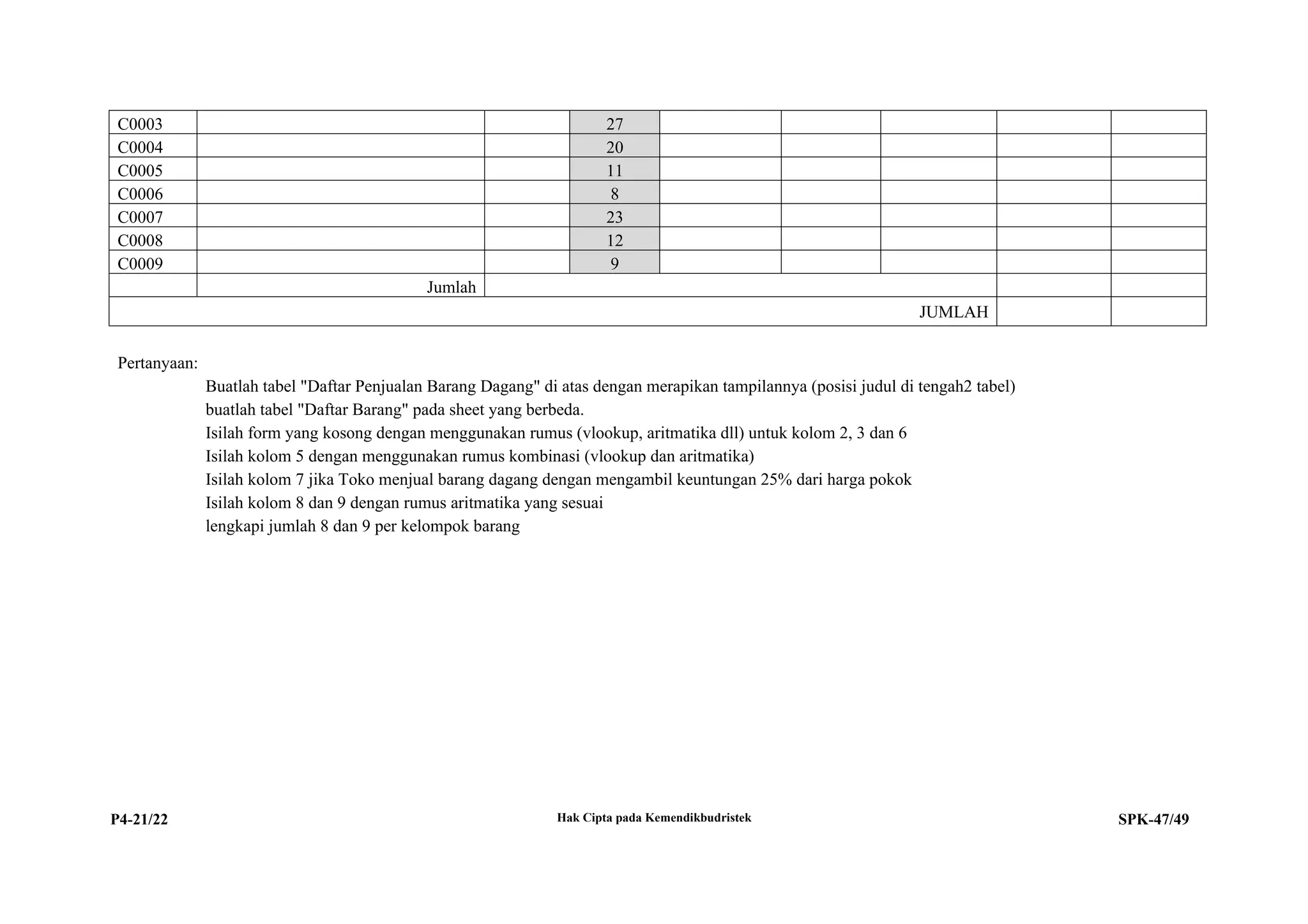 soal-soal akuntansi ukk dari tahun ke tahun | DOC