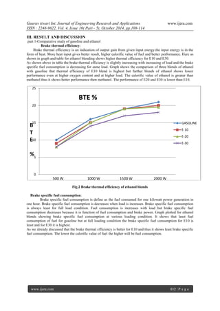 Experimental investigation of ethanol blends with gasoline on SI engine | PDF