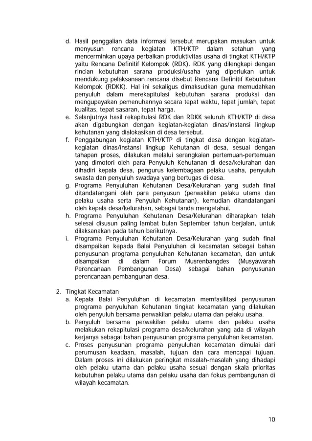 P41 2010 programa penyuluhan kehutanan | PDF