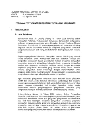 P41 2010 programa penyuluhan kehutanan | PDF
