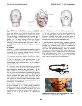 AlterEgo: A Personalized Wearable Silent Speech Interface | PDF