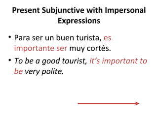 Subjunctive with Impersonal Expressions | PPT
