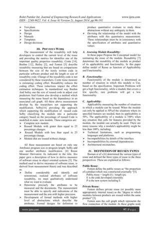 A Survey of Software Reusability | PDF | Web Development | Internet