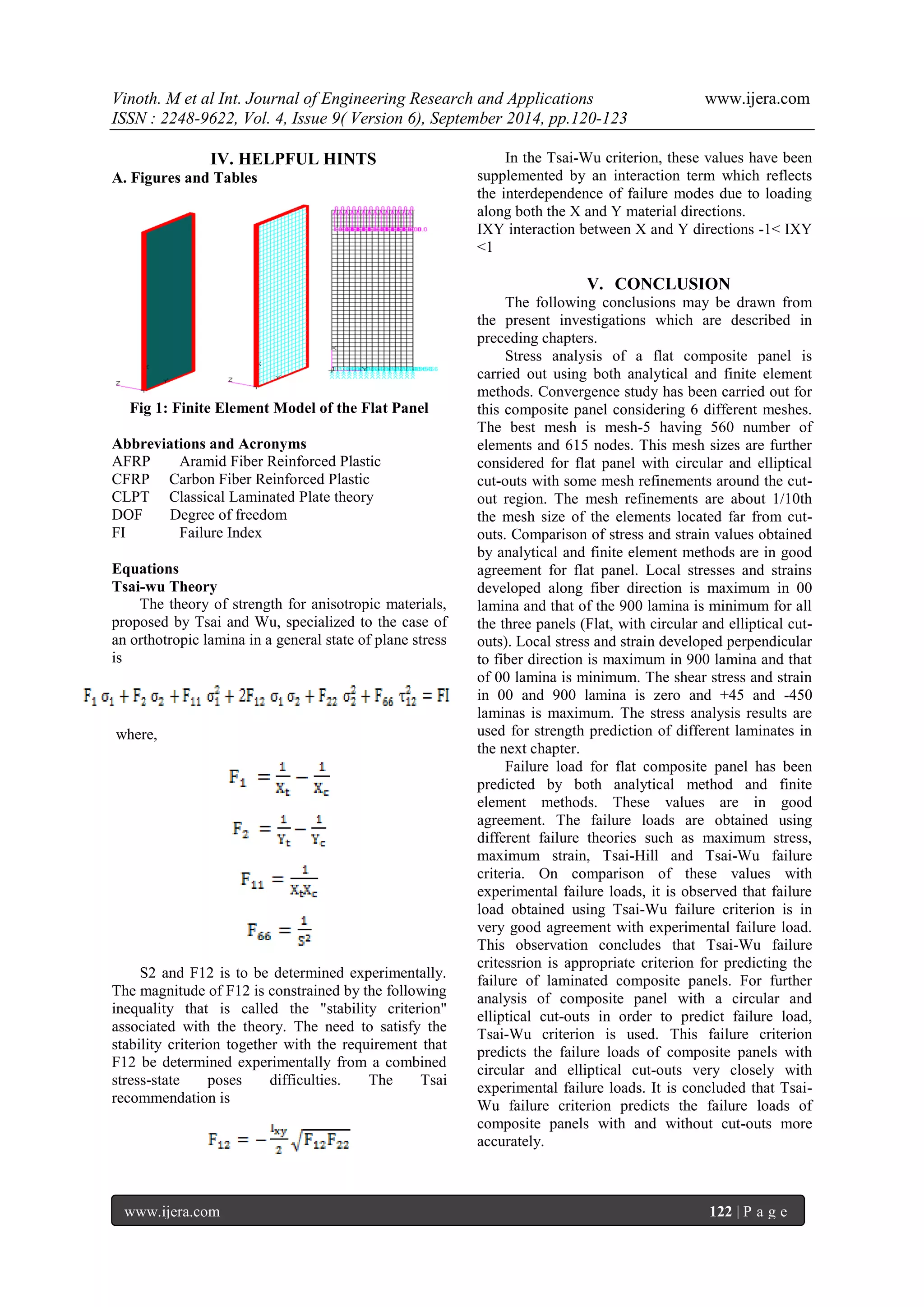 Studies on Strength Evaluation of Fiber Reinforced Plastic Composites | PDF