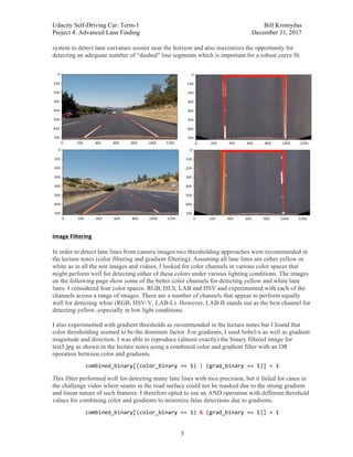Advanced Lane Finding | PDF