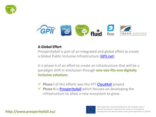 Prosperity4All - an introduction to the Project | PPT