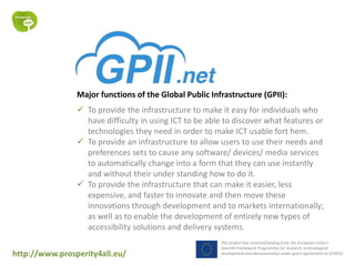 Prosperity4All - an introduction to the Project | PPT