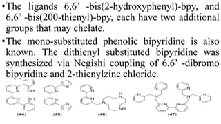 Bipyridines with Pendant Macrocycles The | PPTX