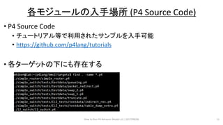 How to run P4 BMv2 | PDF