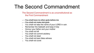 Ten commandments (improved) | PPTX