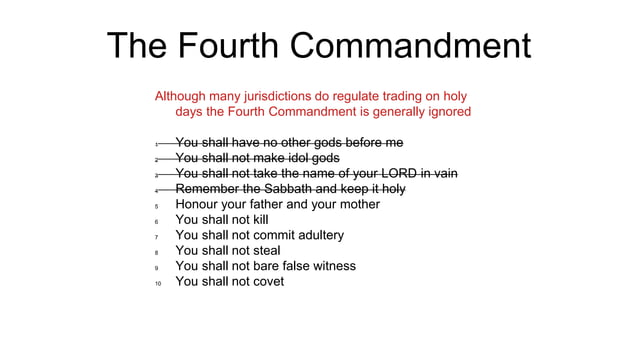 Ten commandments (improved) | PPT