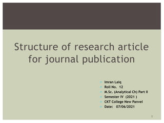 Structure of research article for journal publication.pptx