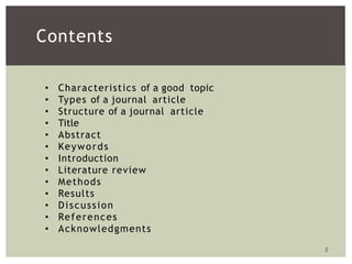 Structure of research article for journal publication.pptx