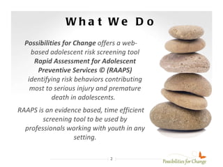 RAAPS Adolescent Risk Assessment | PPT | Parenting Teens | Parenting