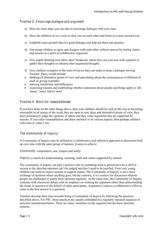 P4C in Primary Schools | PDF