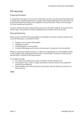 P4C in Primary Schools | PDF