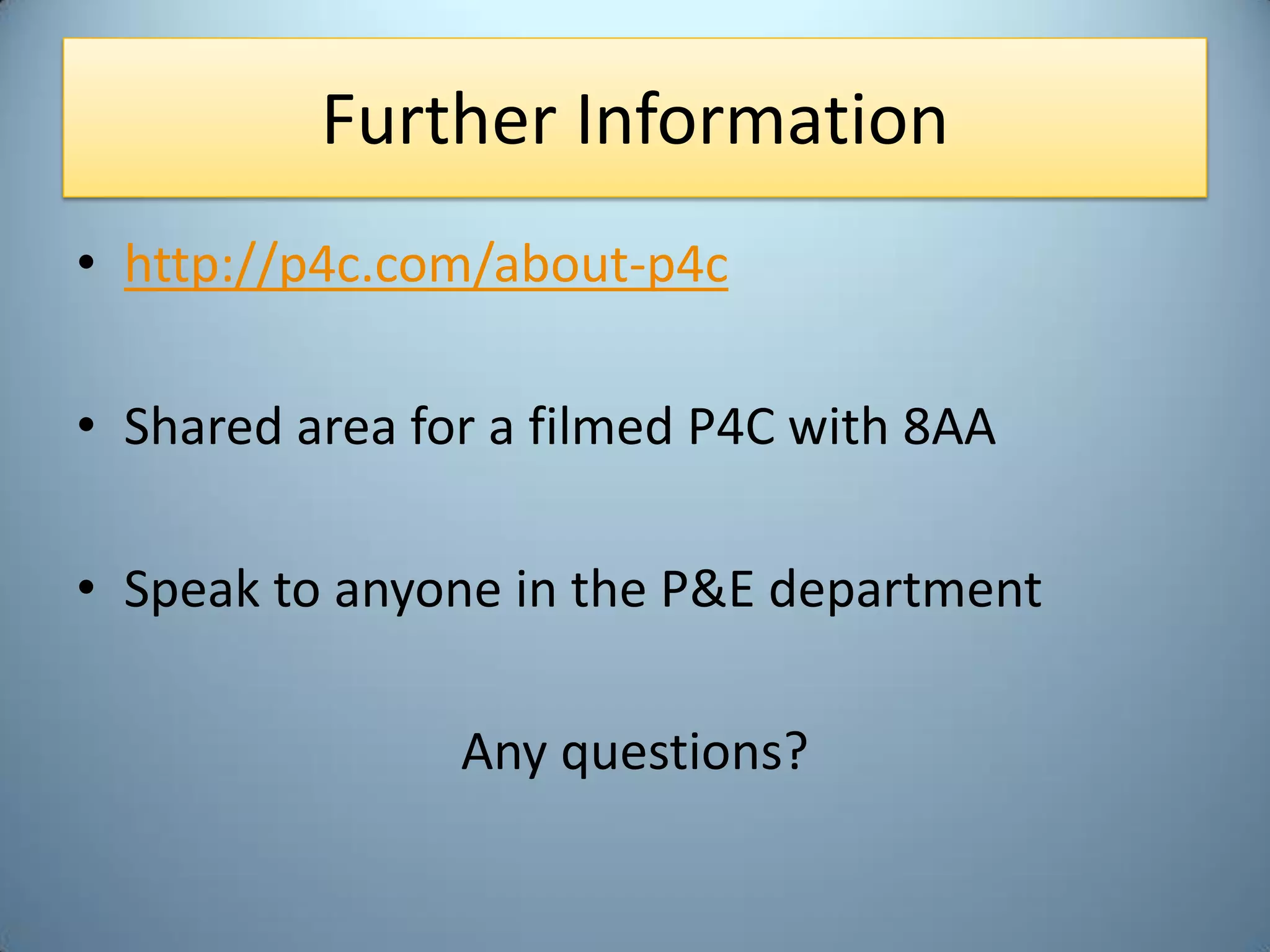 Philosophy For Children presentation | PDF