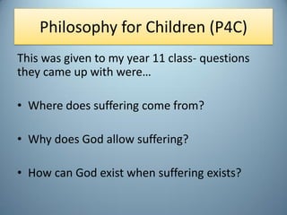 Philosophy For Children presentation | PDF