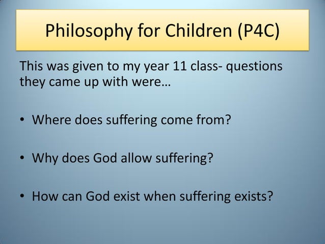 Philosophy For Children presentation | PDF | Primary Education | Education