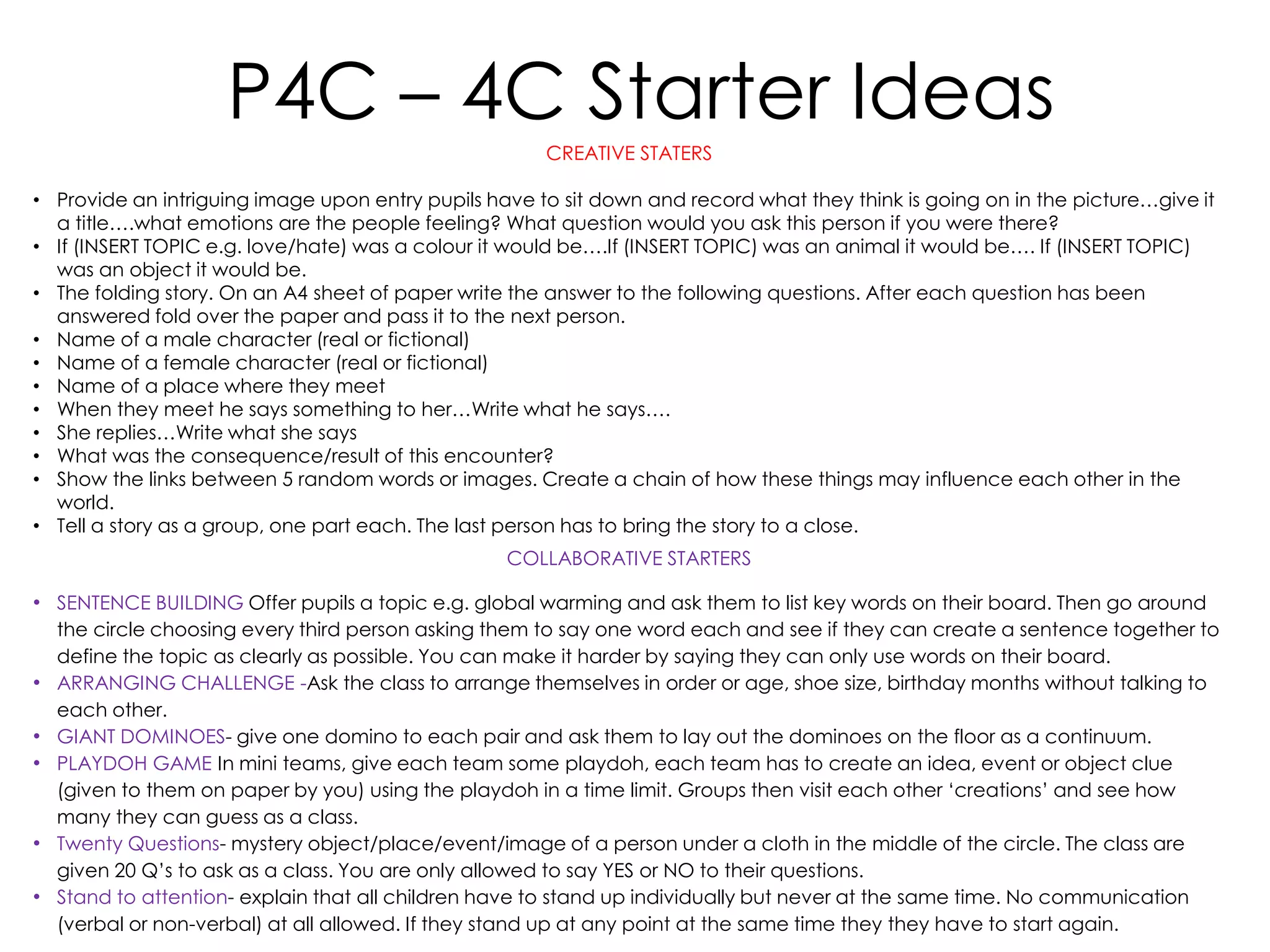 P4C Presentation #gaconf15 | PPTX