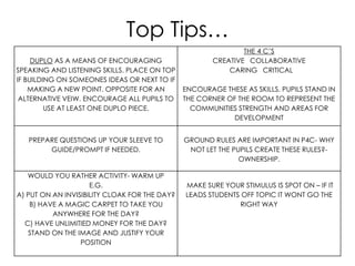 P4C Presentation #gaconf15 | PPTX