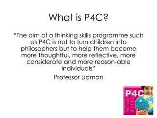 P4C Presentation #gaconf15 | PPTX