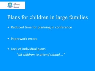 Child Protection Case Conferences in Cases of Neglect: | PPTX