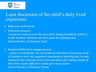 Child Protection Case Conferences in Cases of Neglect: | PPTX