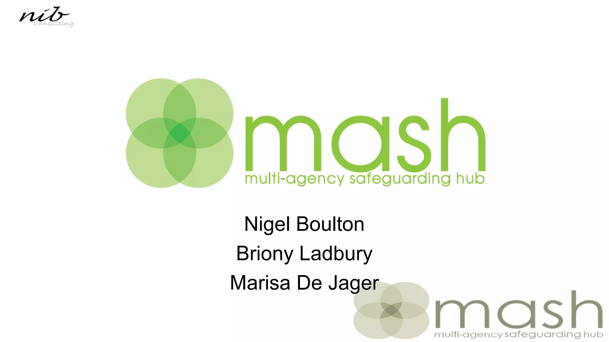 MASH - multi-agency safeguarding hub | PPT